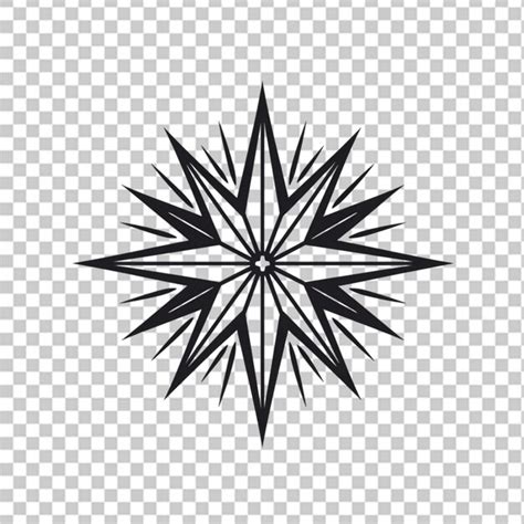 Premium Psd Compass Rose With North South East And West Indicated