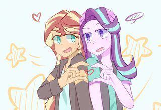 Mlp Ships Starlight Glimmer X Sunset Shimmer Sunset Shimmer My