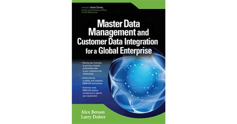 Master Data Management And Customer Data Integration For A Global Enterprise Book