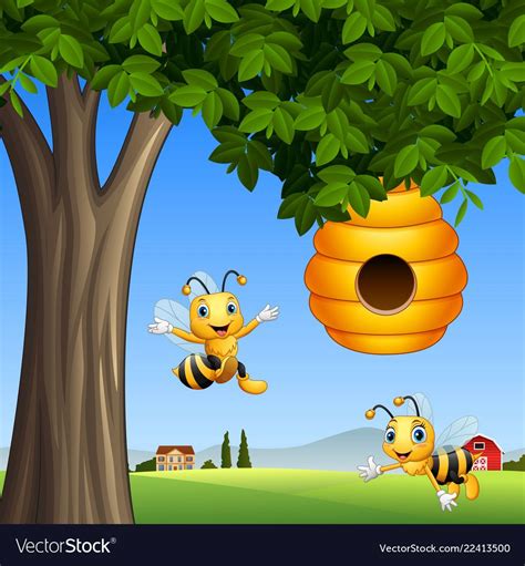 Honey Bees Comb Animation