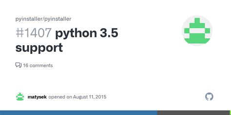 Python Support Issue Pyinstaller Pyinstaller Github