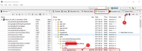 Android Unable To Open Trace File Stack Overflow