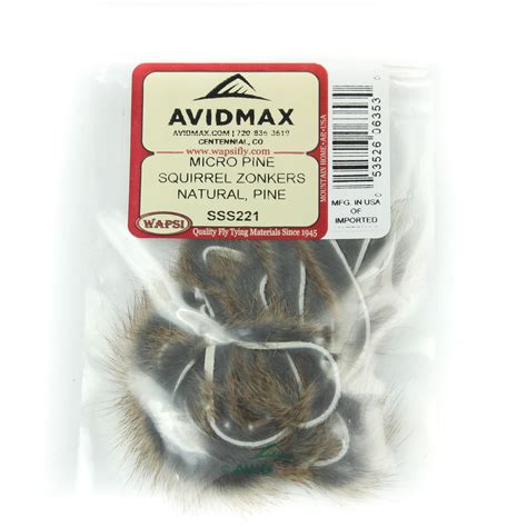 Wapsi Micro Pine Squirrel Zonkers Avidmax