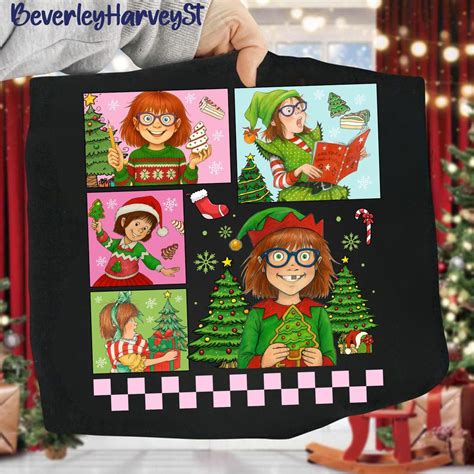 Merry Christmas Junie B Jones Png Cute Book Character Xmas Png Funny