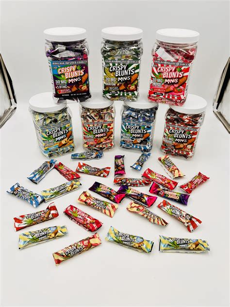 D9 Minis 30mg Each With Hazelnut Chocolate Crispy Blunts Cream Crispy Crispyblunts