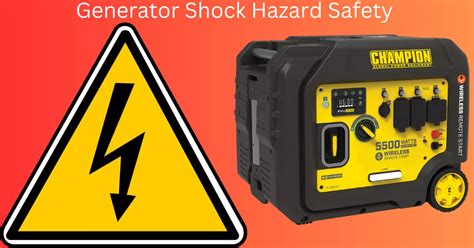 Avoid Shock Understand Portable Generator Electrical Safety
