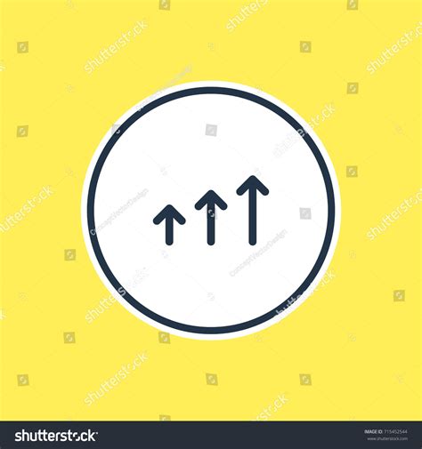 Vector Illustration Progress Outline Beautiful Sign Stock Vector Royalty Free