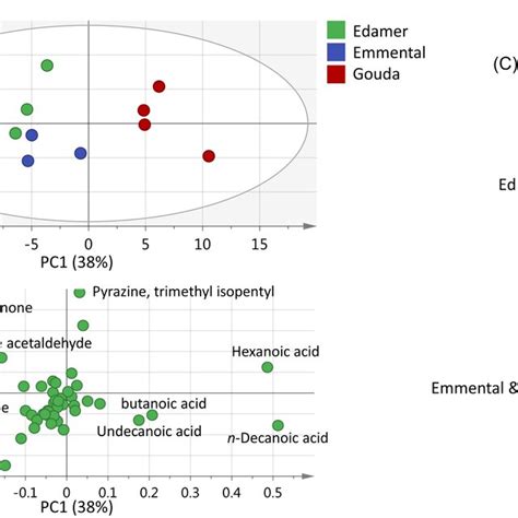 Multivariate Data Analyses Of The Heated Edam Emmental And Gouda Download Scientific Diagram