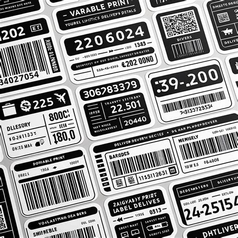 Variable Print Labels Sprite Labels