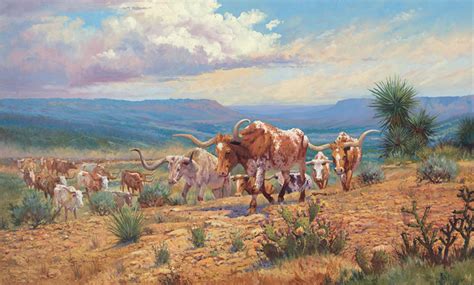 Division Of Housing And Food Service Longhorn Art Series Artwork