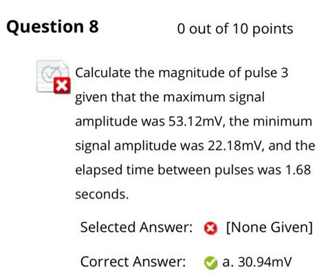 solved question 6 o out of 10 points what is the mean