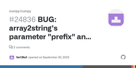 bug array2string s parameter prefix and suffix do not work · issue