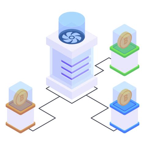 Blockchain Generic Isometric Icon