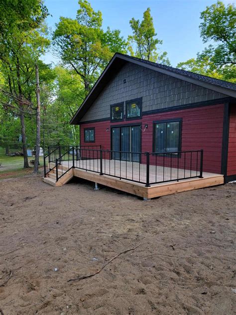 Small Traditional Cedar Deck Decked Out Mn