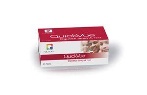 QUIDEL QUICKVUE DIPSTICK STREP A TEST Kit A Test CLIA Waived