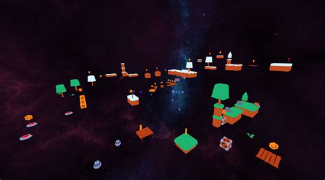 released my 3d platformer called galaxy stride free r raylib