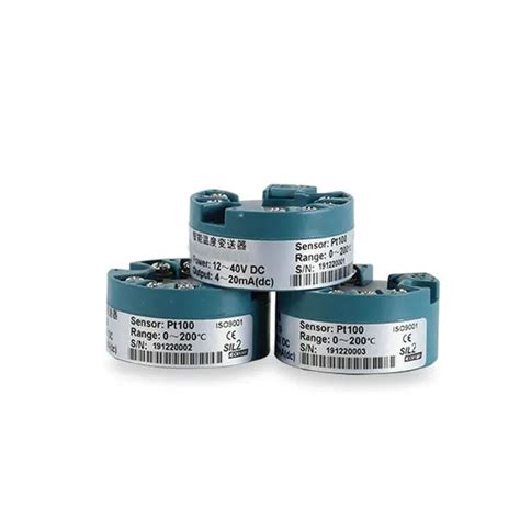 Remote Rtd Head Mount Temperature Transmitter Isolated Hart Intelligent Programmable