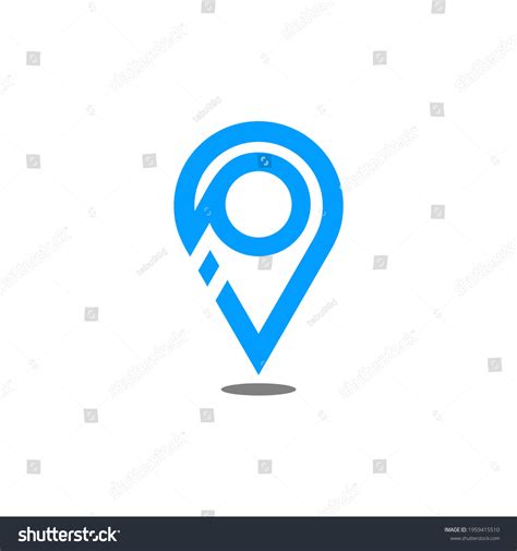 Map Gps Logo Design Vector Stock Vector Royalty Free Shutterstock