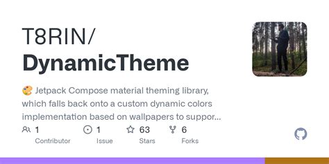 Github T8rindynamictheme 🎨 Jetpack Compose Material Theming Library