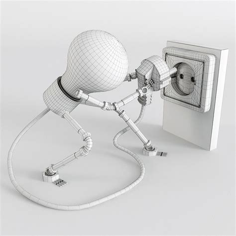 Power Socket 3d Model 19 Max Fbx Obj Free3d