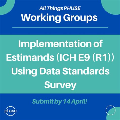 The Implementation Of Estimands Ich E9 R1 Using Data Standards