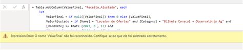 Erro Converter Valor Null Em Tipo Logical Power Query E Linguagem M Fórum Da Comunidade Xperiun