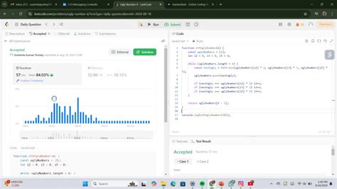 🌟 Day 46 Leetcode Daily Challenge Completed Sushmita Purbey Posted On The Topic Linkedin