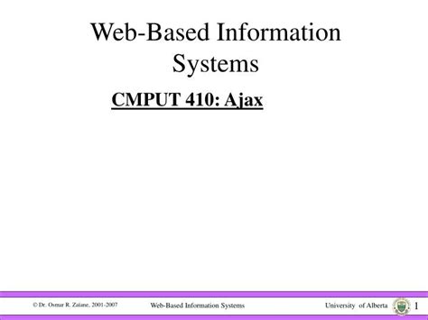 Ppt Web Based Information Systems Powerpoint Presentation Free Download Id5420796