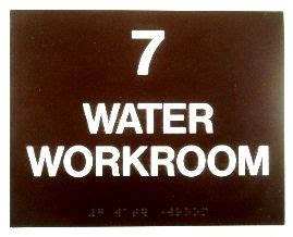 High Quality ADA Signage C C Engraving