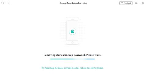 Guía de AnyUnlock Eliminar el cifrado del respaldo de iTunes