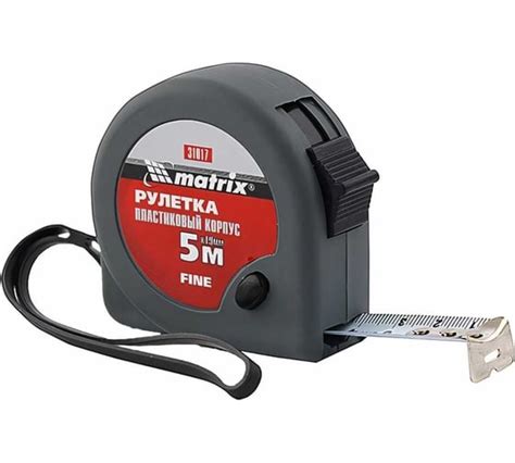 Рулетка 5 м х 19 мм Fine MATRIX 31017 - выгодная цена, отзывы ...