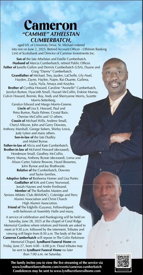 Cameron Cammie Cumberbatch