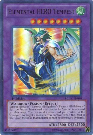 Lcgx En048 Elemental Hero Tempest Yu Gi Oh