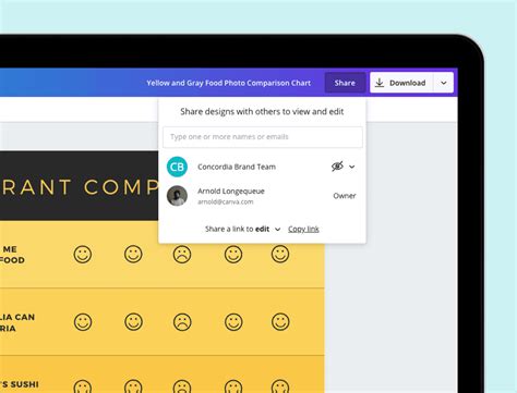 เครื่องมือสร้างกราฟเปรียบเทียบ ออกแบบแผนภูมิออนไลน์ฟรีใน Canva