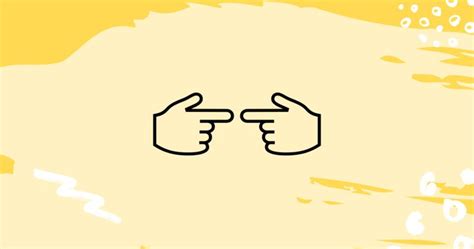 Emoji Backhand Index Pointing Right And Backhand Index Pointing Left Emoji Meaning