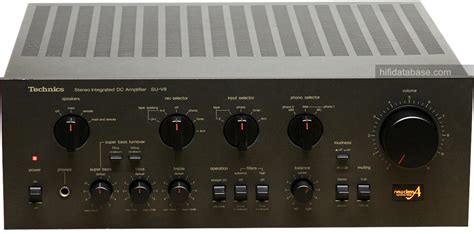 Technics Su V8 Hi Fi Database Amplifiers
