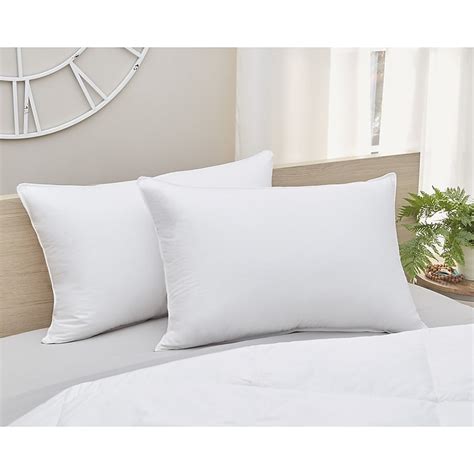 Homeroots Premium Lux Down King Size Medium Pillow 4000387826 At
