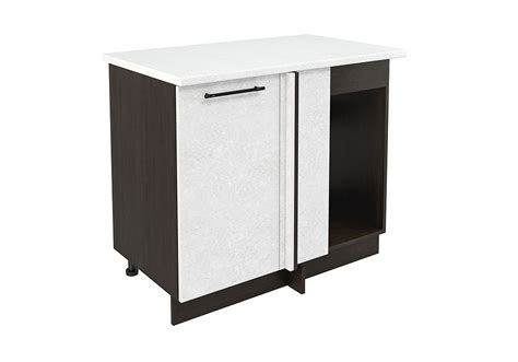 Купить Нувель ШНУП 1000 шкаф нижний угловой арт 08 38100 Бетон белый за 4 490 руб в Нижнем