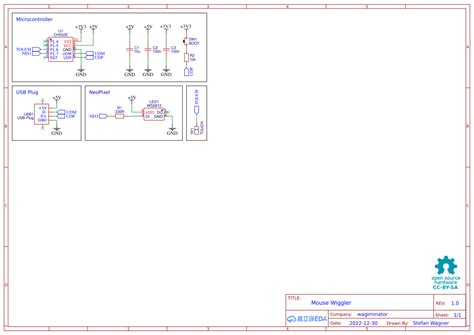 Ch552e Mouse Wiggler Oshwlab