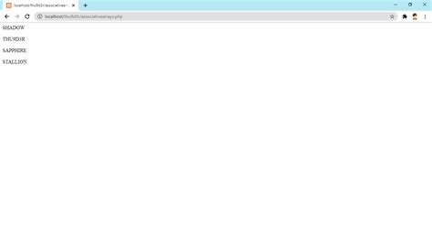 Write Php Script To Demonstrate Use Of Associative Arrays And For For