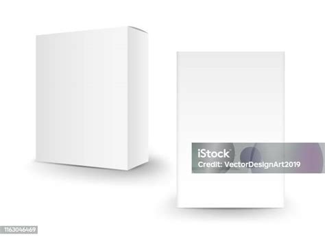흰색 패키지 상자 벡터 패키지 디자인 3d 상자 제품 디자인 화장품 또는 의료 종이 상자에 대한 현실적인 포장 3차원 형태에 대한 스톡 벡터 아트 및 기타 이미지 Istock