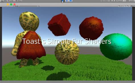 Unity 毛发材质 Simple Fur And Wind Shader Cgais