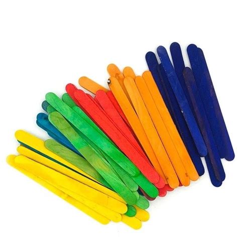 Palitos De Helado De Colores Marca Cbx X 50 Unidades Materia Prima Mdp