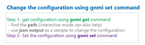 Gnmi Set Examples With Gnmic