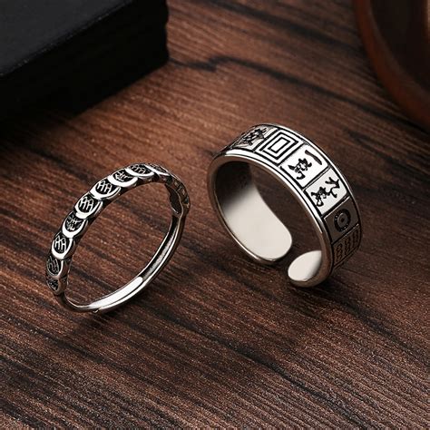 抖音复古泰银十三幺麻将戒指女个性潮流钱多多男女文艺范开口指环 阿里巴巴 抖音复古泰银十三幺麻将戒指女个性潮流钱多多男女文艺范开口指环 阿里巴巴