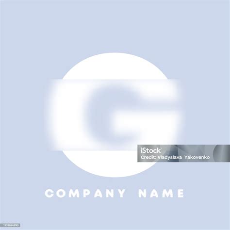 추상 미술 알파벳 문자 G 로고 유리 형태 흐릿한 스타일 글꼴 타이포그래피 디자인 알파벳 문자 및 숫자 디포커스 글꼴 디자인 집중 및 디포커스 스타일 알파벳 벡터 계획에