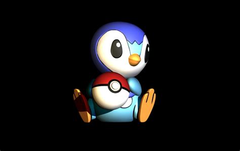 3d File Piplup・template To Download And 3d Print・cults