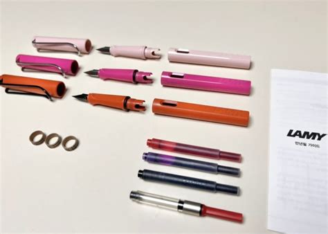 [ 만년필 ] 라미 사파리만년필 Lamy Safari 내돈내산 Ef F 1 1촉 비교 몰스킨 노트에 테스트 해보기 네이버 블로그
