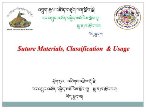 Suture Materials Classification Andusage Pptx Needlework Arts And