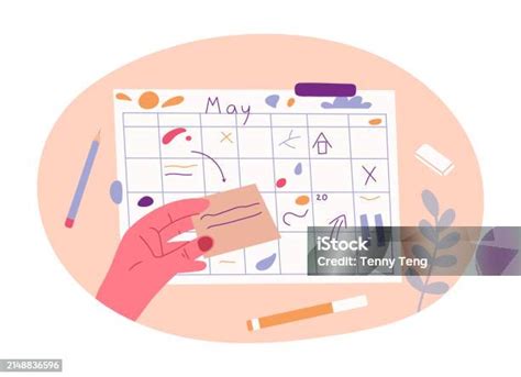 인간의 손 채우기 대패 종이 스티커를 들고 손 사람 쓰기 일기 작성 또는 메모 플랫 벡터 일러스트 레이 션 만화 손 종이 채우기